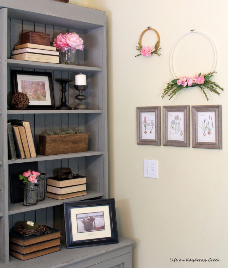Easy DIY Embroidery Hoop Wreath for Spring - Life on Kaydeross Creek